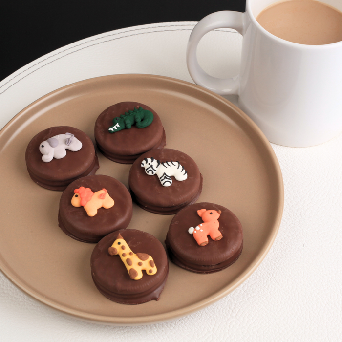 Zoo Animal Assortment Royal Icing Decorations (Bulk) — CaljavaOnline