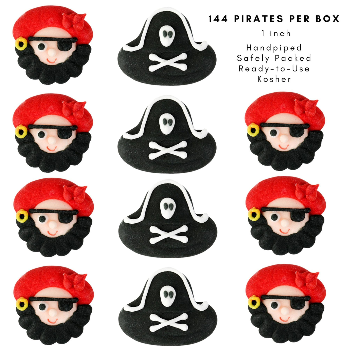 Buccaneer Royal Icing Decorations (Bulk) — CaljavaOnline
