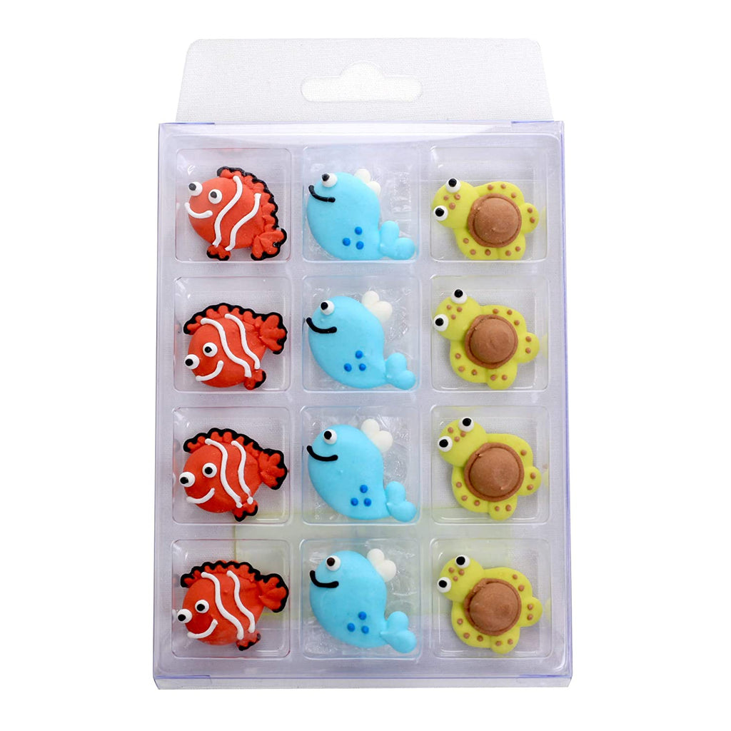 Sea Creature Royal Icing Decorations — CaljavaOnline