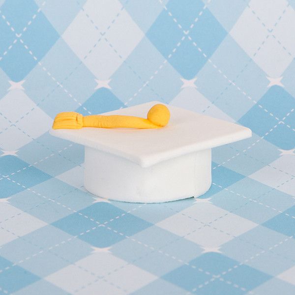 Small Graduation Caps - White — CaljavaOnline