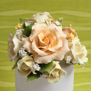 Large Garden Rose Toppers - Yellow — CaljavaOnline