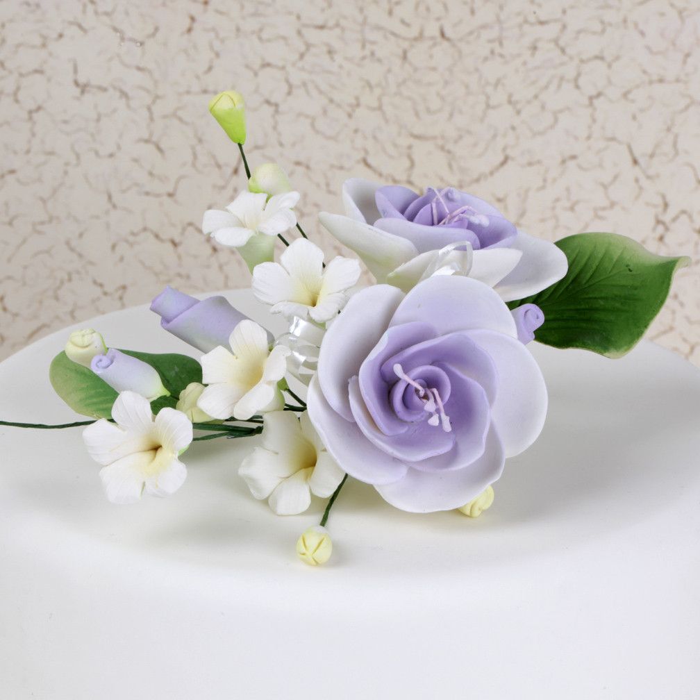 Three Small Dog Rose Sprays - Lavender — CaljavaOnline