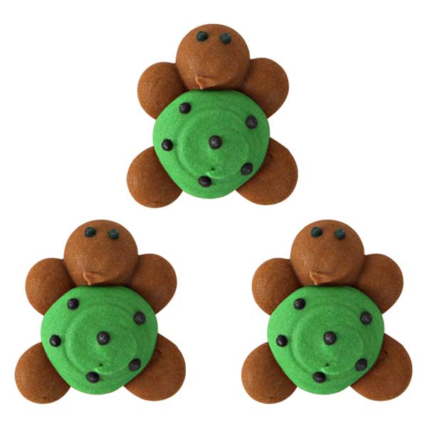 Turtle Royal Icing Decorations (Bulk) — CaljavaOnline